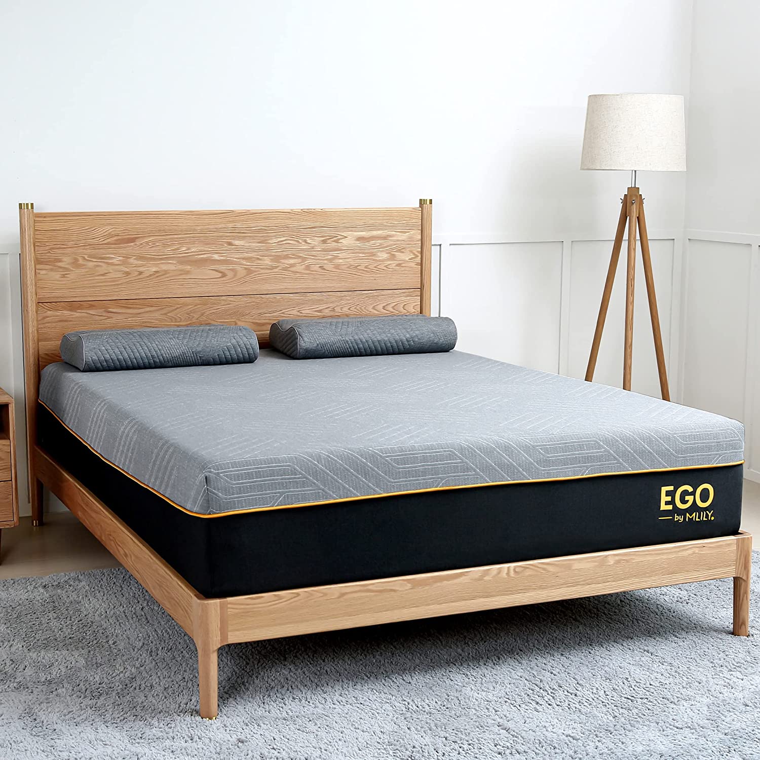 EGO Copper Queen Memory Foam Mattress 12 Inch Copper Gel Infused ...