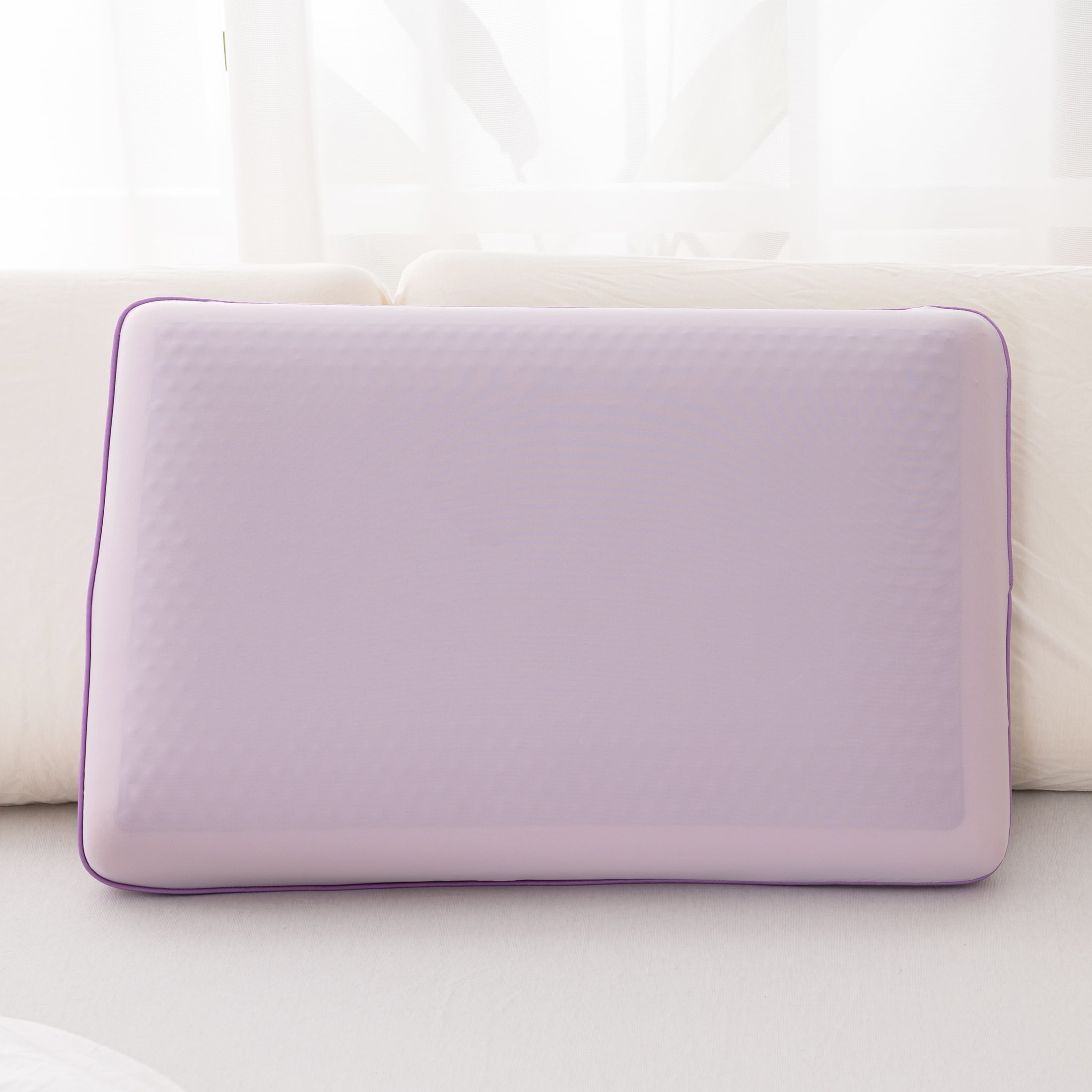 EGOHOME Memory Foam Pillow, Cooling Gel Bed Pillow, Queen, Purple ...