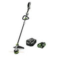 EGO 56V Cordless Trimmer, Brushless, POWERLOAD, 15in Carbon Fiber Shaft, 4Ah Battery & Charger ...