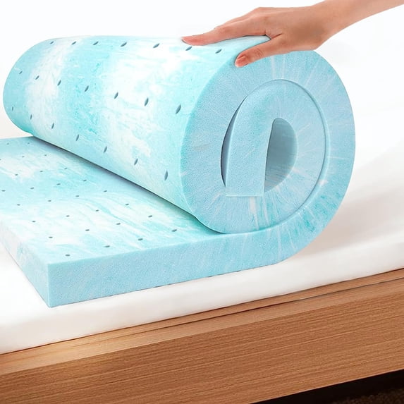 3 Inch Queen Memory Foam Mattress Topper, Gel Foam Mattress Topper for ...