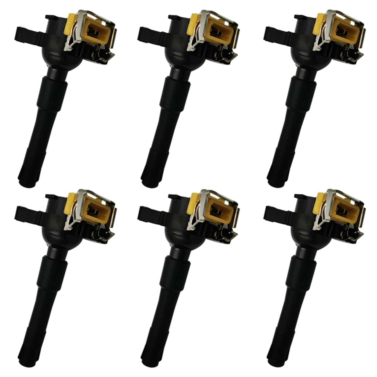EGOESWELL 12131703227 6pcs Ignition Coils, Enhanced Function, Front ...