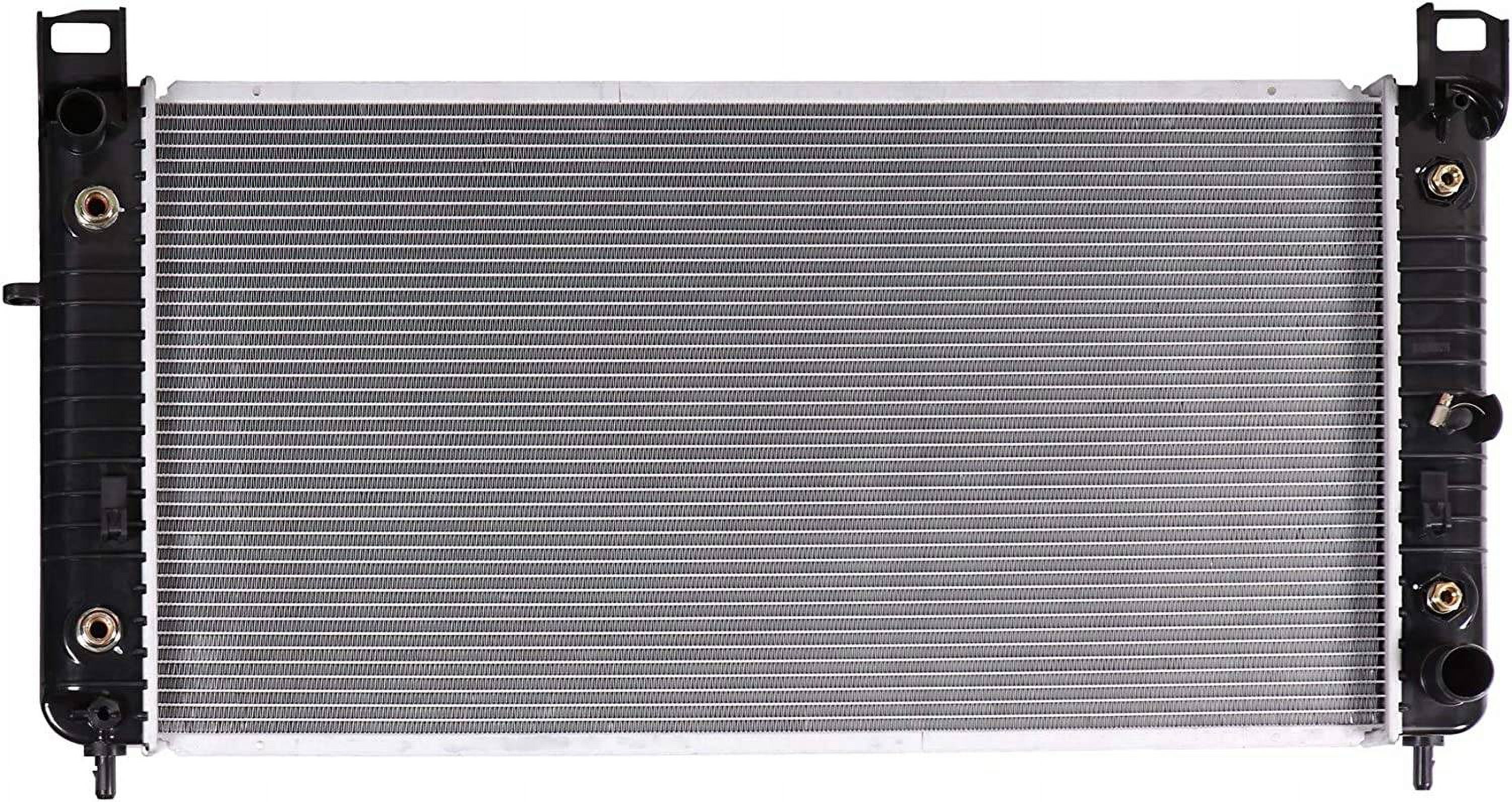 EGOESWELL 15841570 High-Performance 1-Row Radiator, Unpainted Aluminum ...