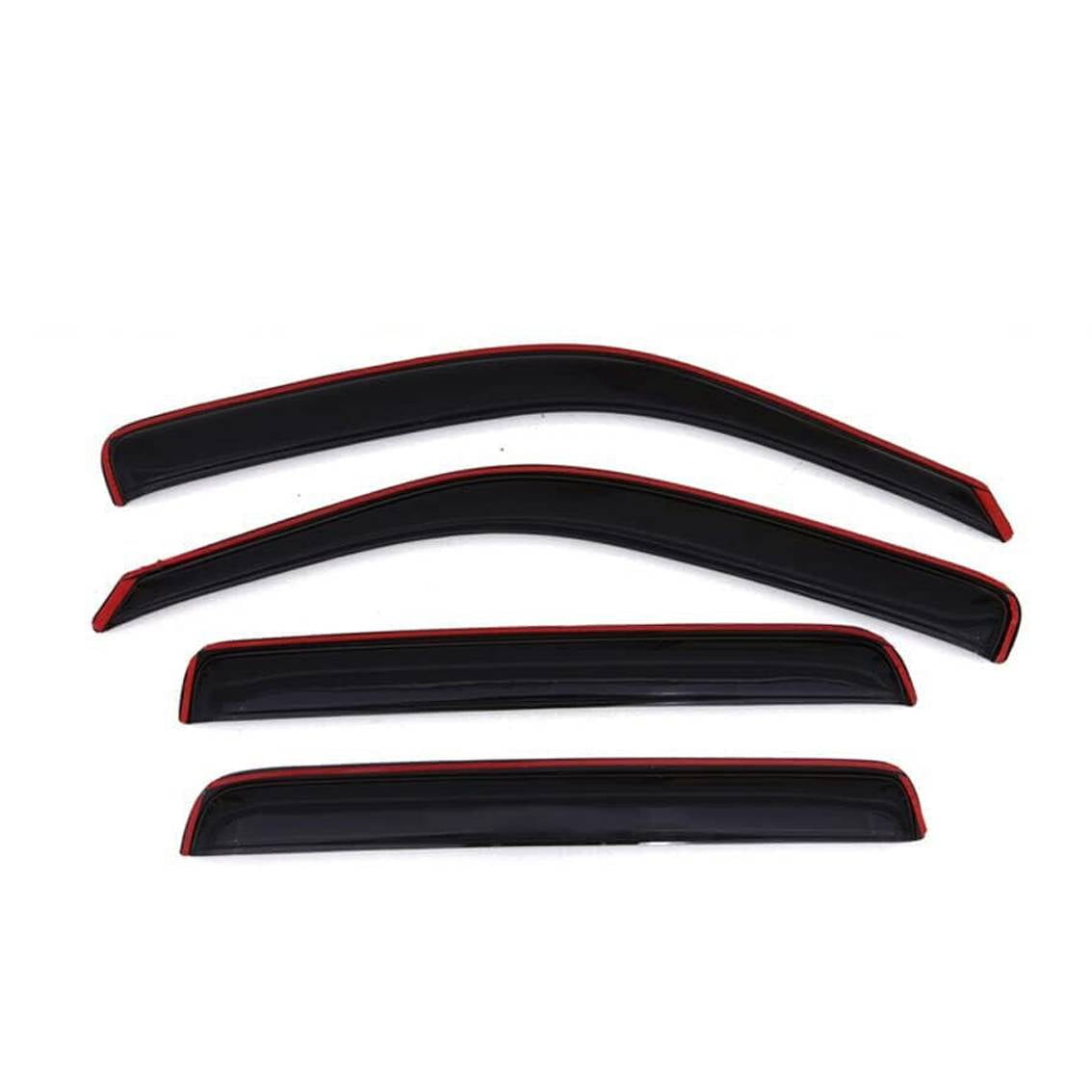 EGOESWELL 194479 In-Channel Side Window Deflectors for Cars - Interior ...