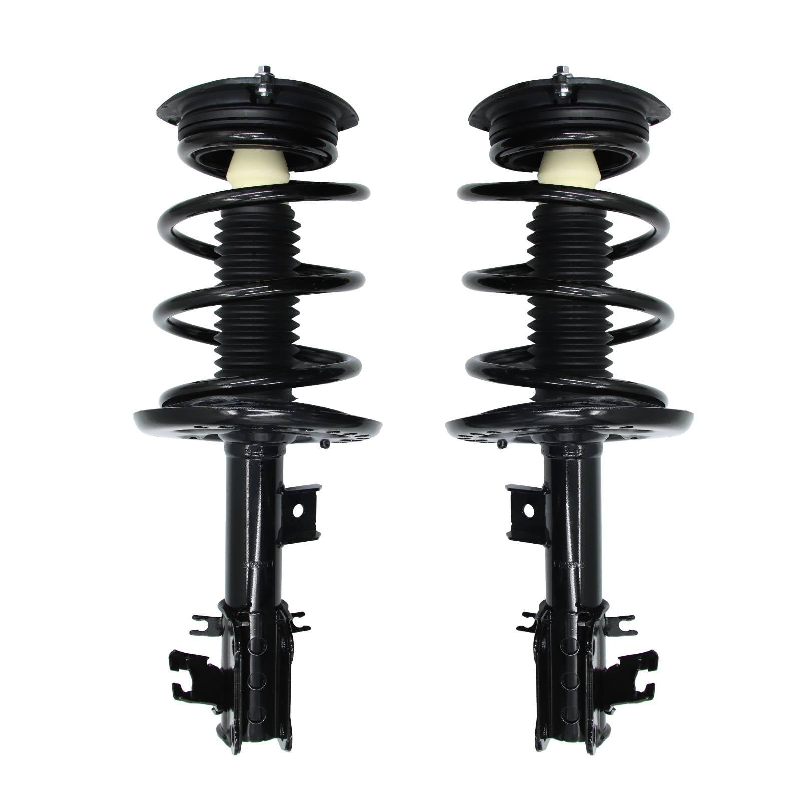 EGOESWELL 2Pcs Black Struts Shock Absorber Front Left & Right Double ...