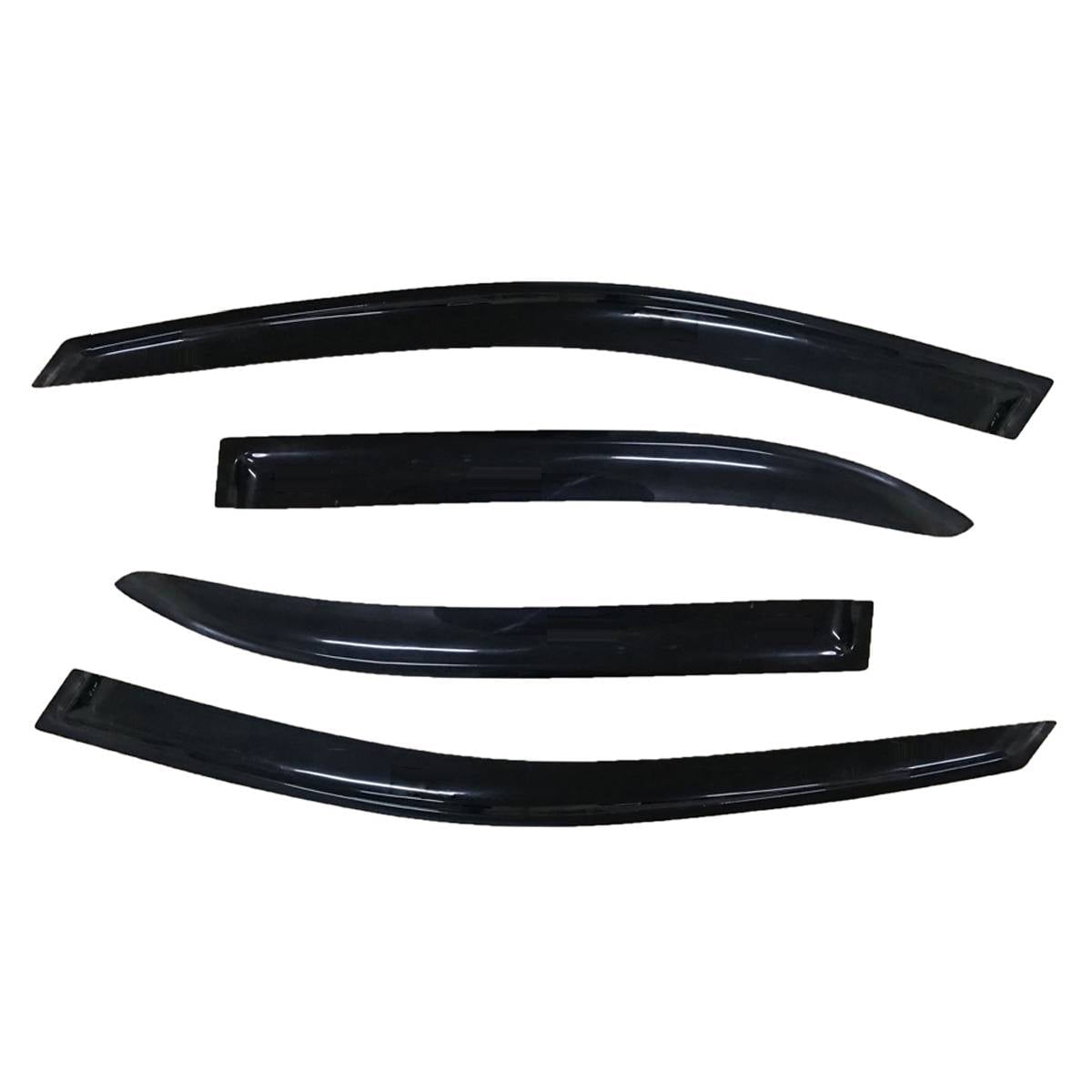 EGOESWELL 94022 Acrylic Tape-On Exterior Mount Side Window Deflectors ...