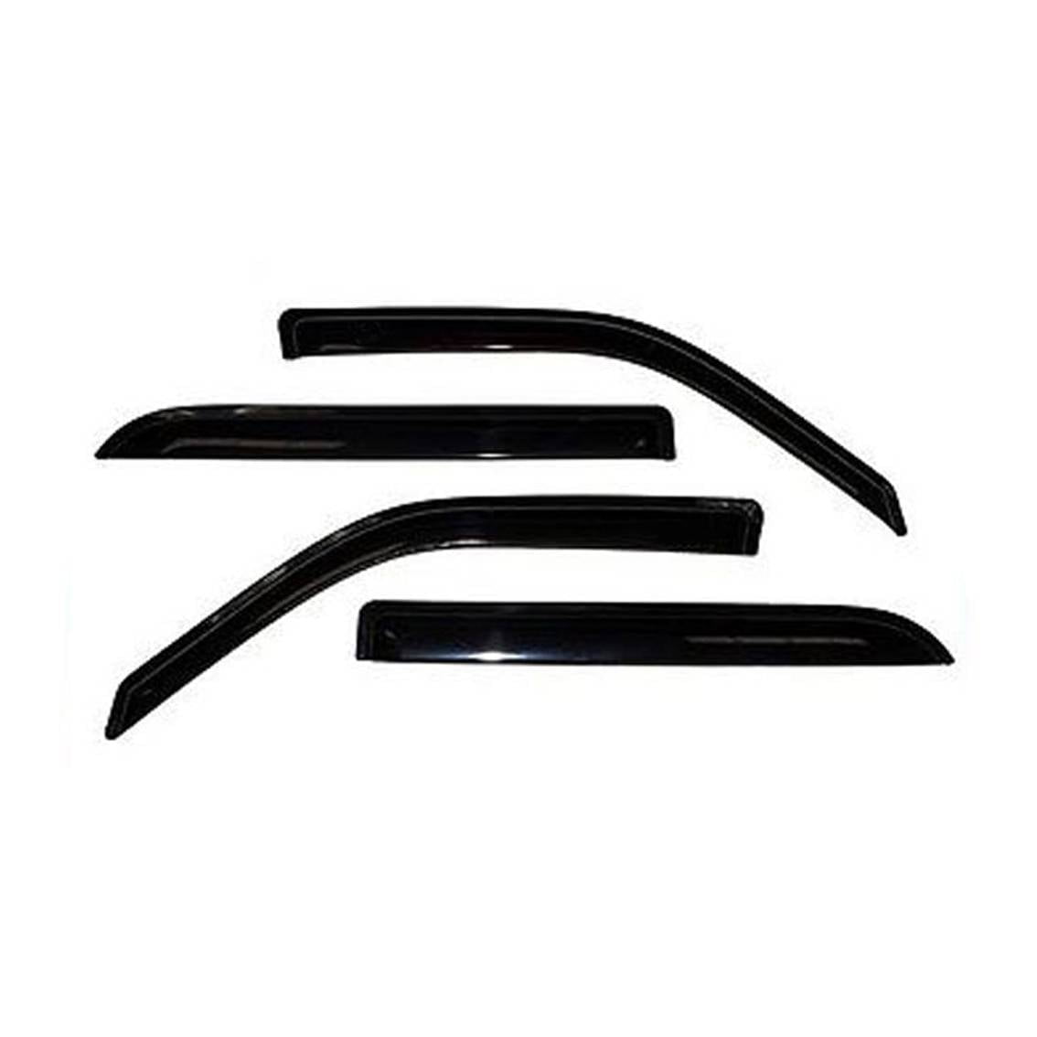 EGOESWELL 94109 Acrylic Tape-On Exterior Mount Side Window Deflectors ...