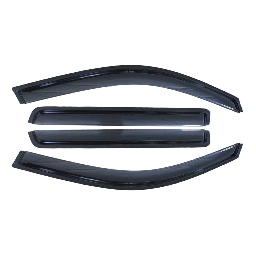 EGOESWELL 94240 Acrylic Side Window Deflectors for Cars - Vent Visor ...