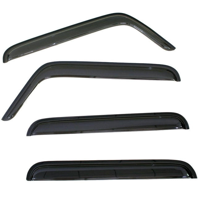 EGOESWELL 94249 Car Window Visor Vent Sun Shade Rain Guard Deflector ...