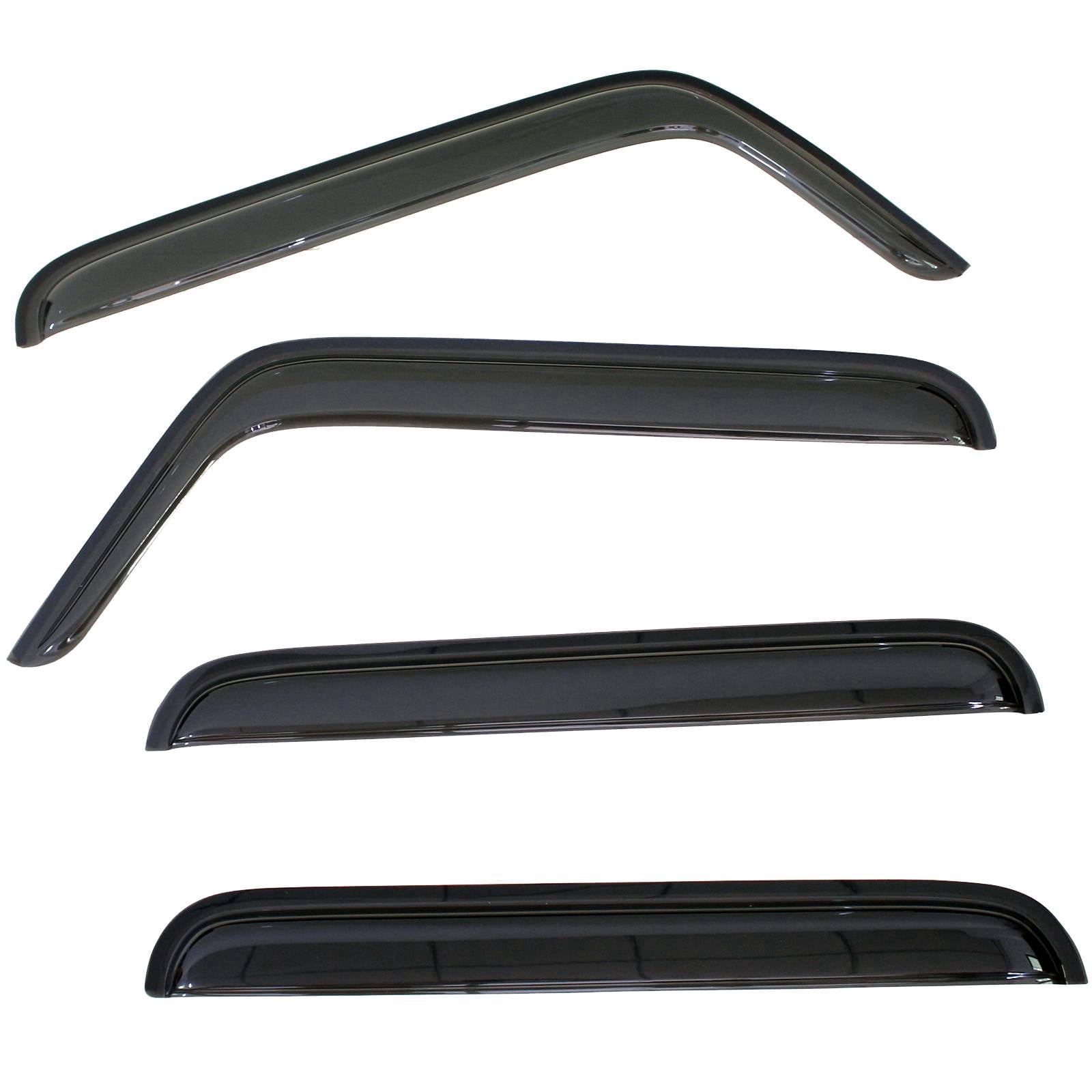 EGOESWELL Car Window Visor Vent Sun Shade, Acrylic Tape-On Rain Guard ...
