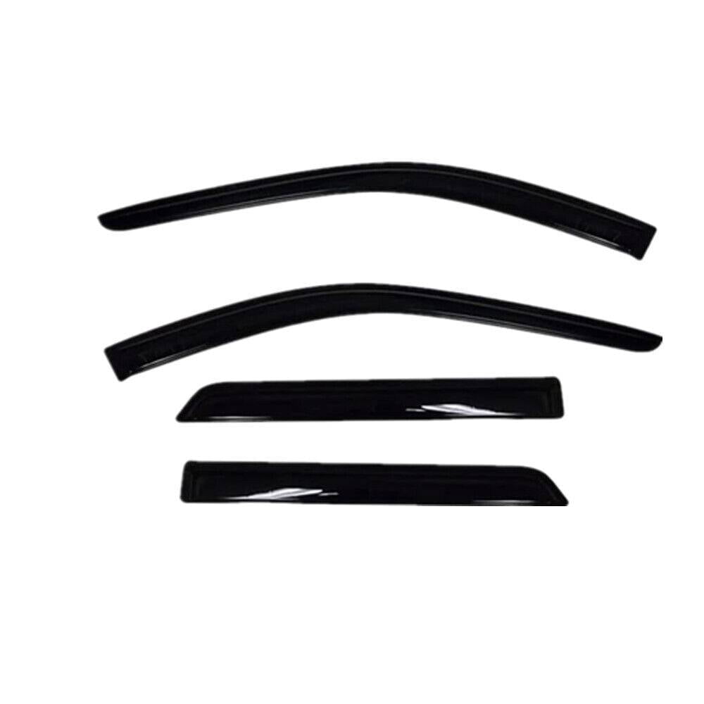 EGOESWELL 94267 Tape-On Exterior Mount Side Window Deflectors for Cars ...