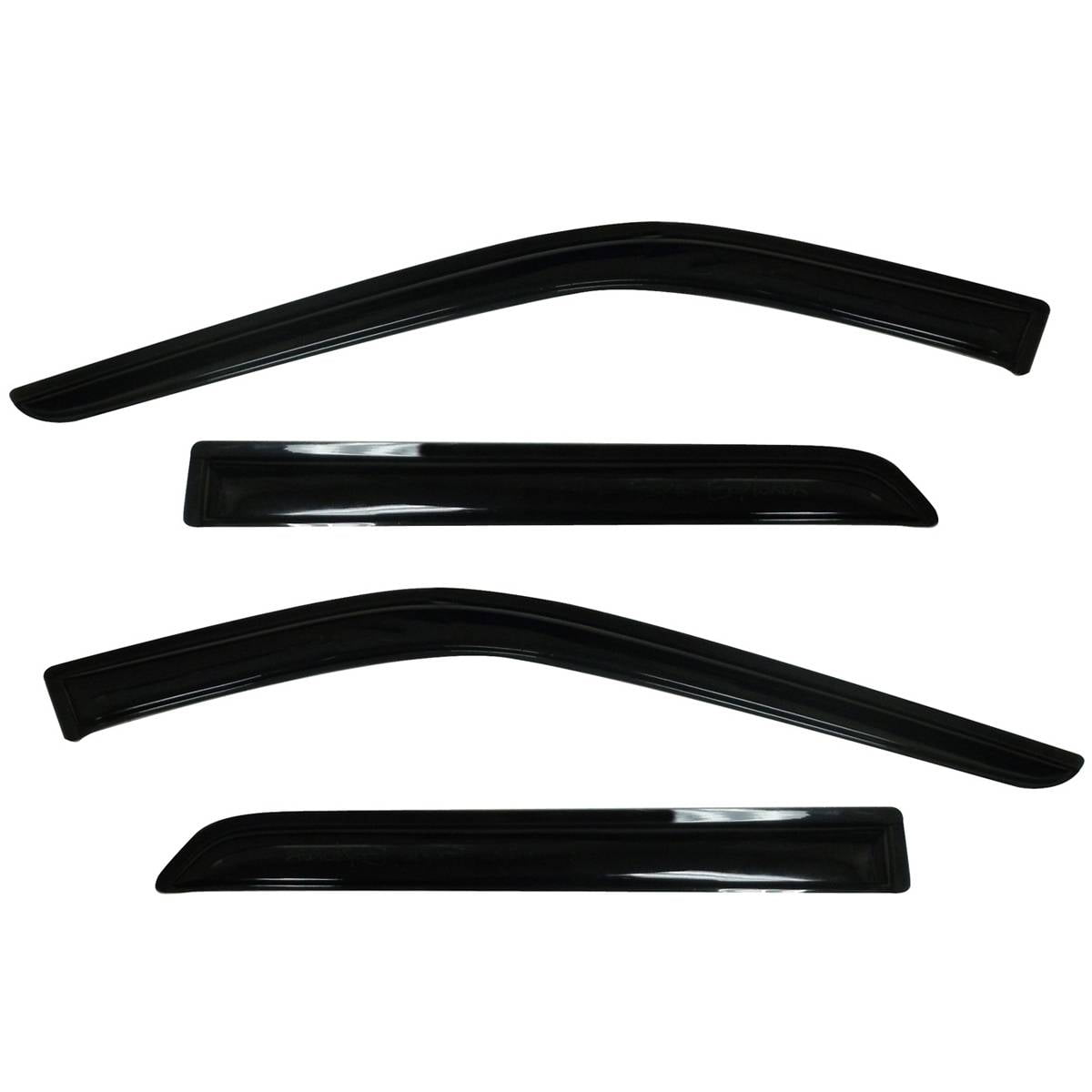EGOESWELL 94293 Acrylic Side Window Deflectors for Cars - Vent Visor ...