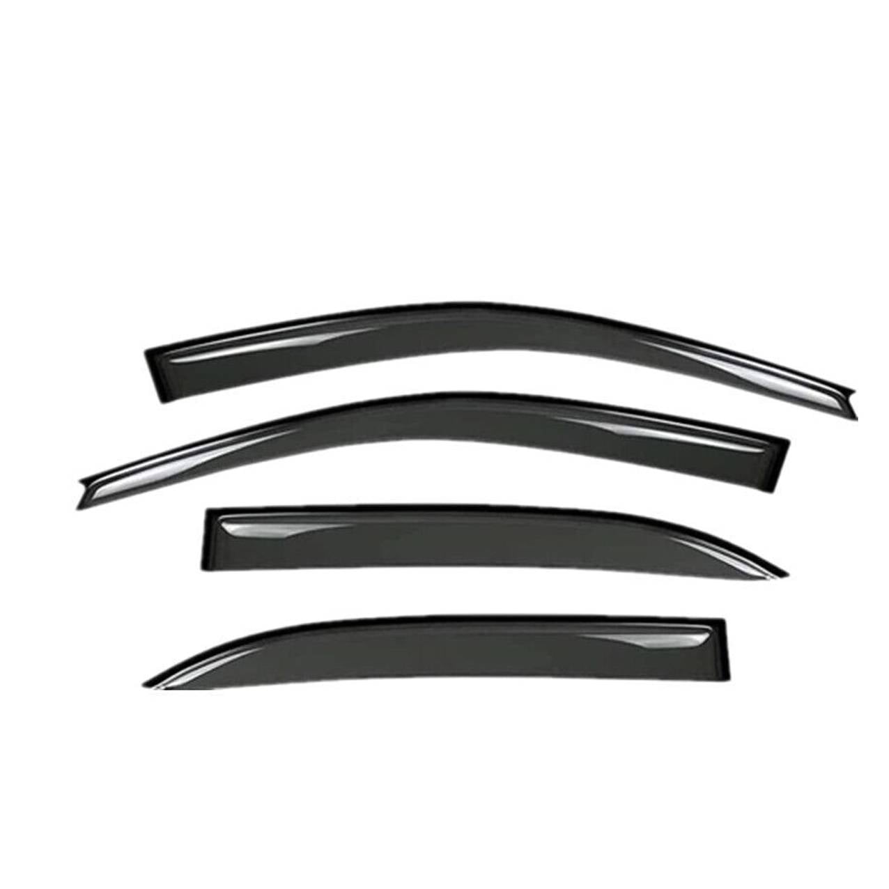 EGOESWELL 94376 Acrylic Side Window Deflectors for Cars - Vent Visor ...