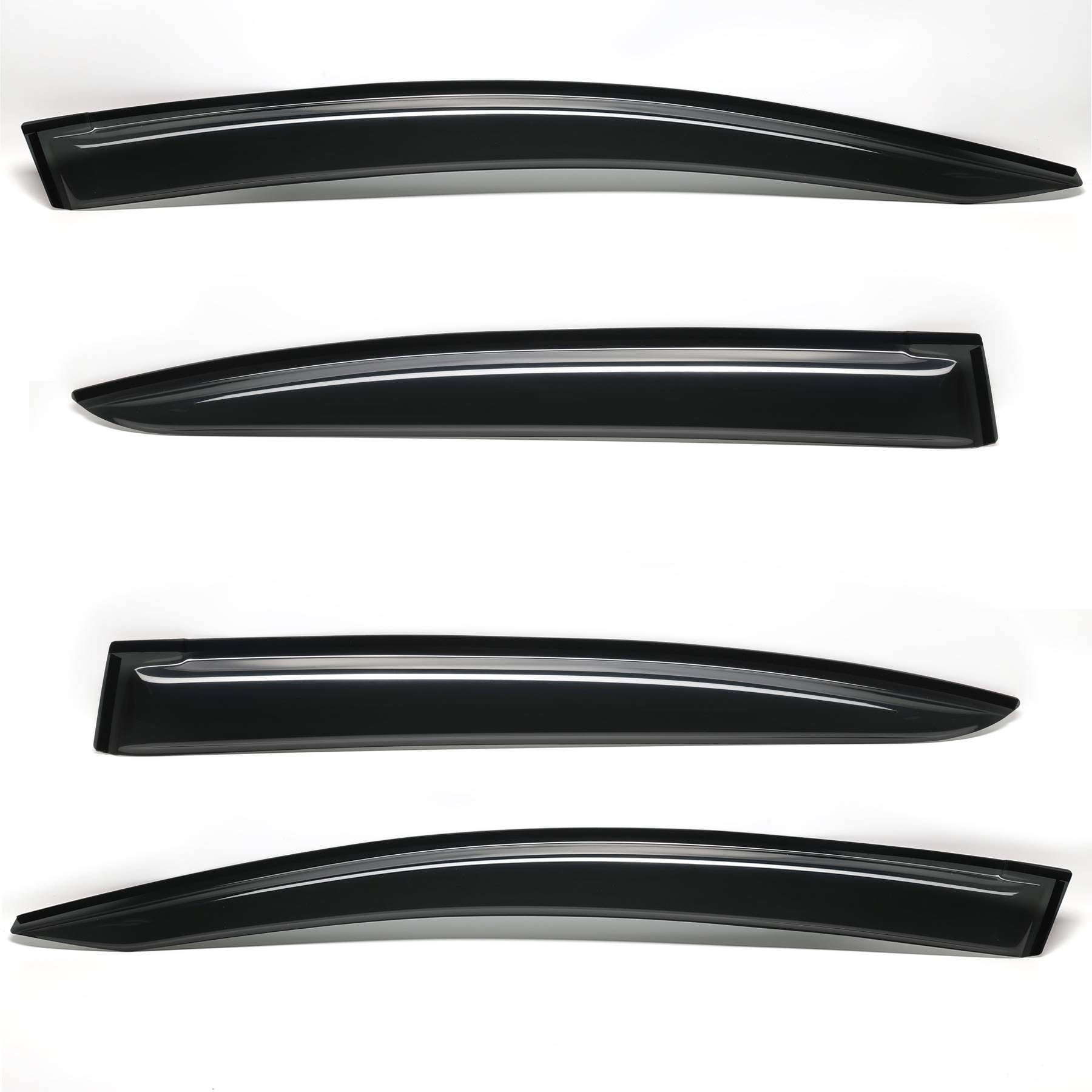 EGOESWELL 94462 Car Window Visor Vent Sun Shade Rain Guard Deflector ...