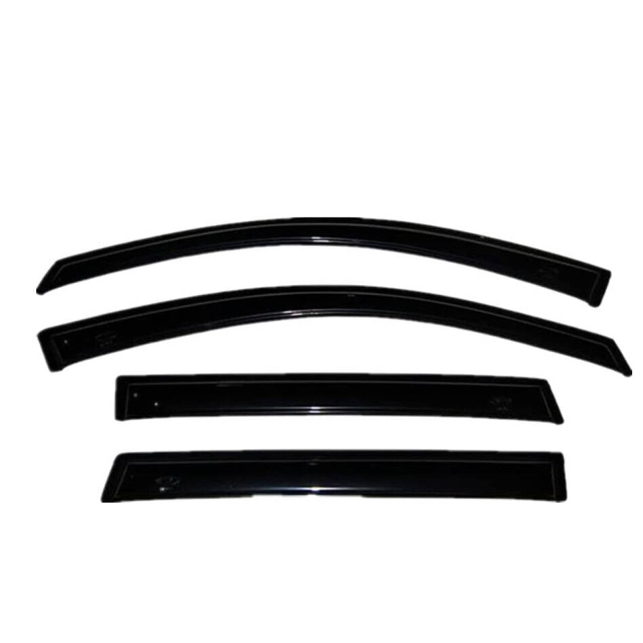 EGOESWELL 94716 Acrylic Tape-On Exterior Mount Side Window Deflectors ...