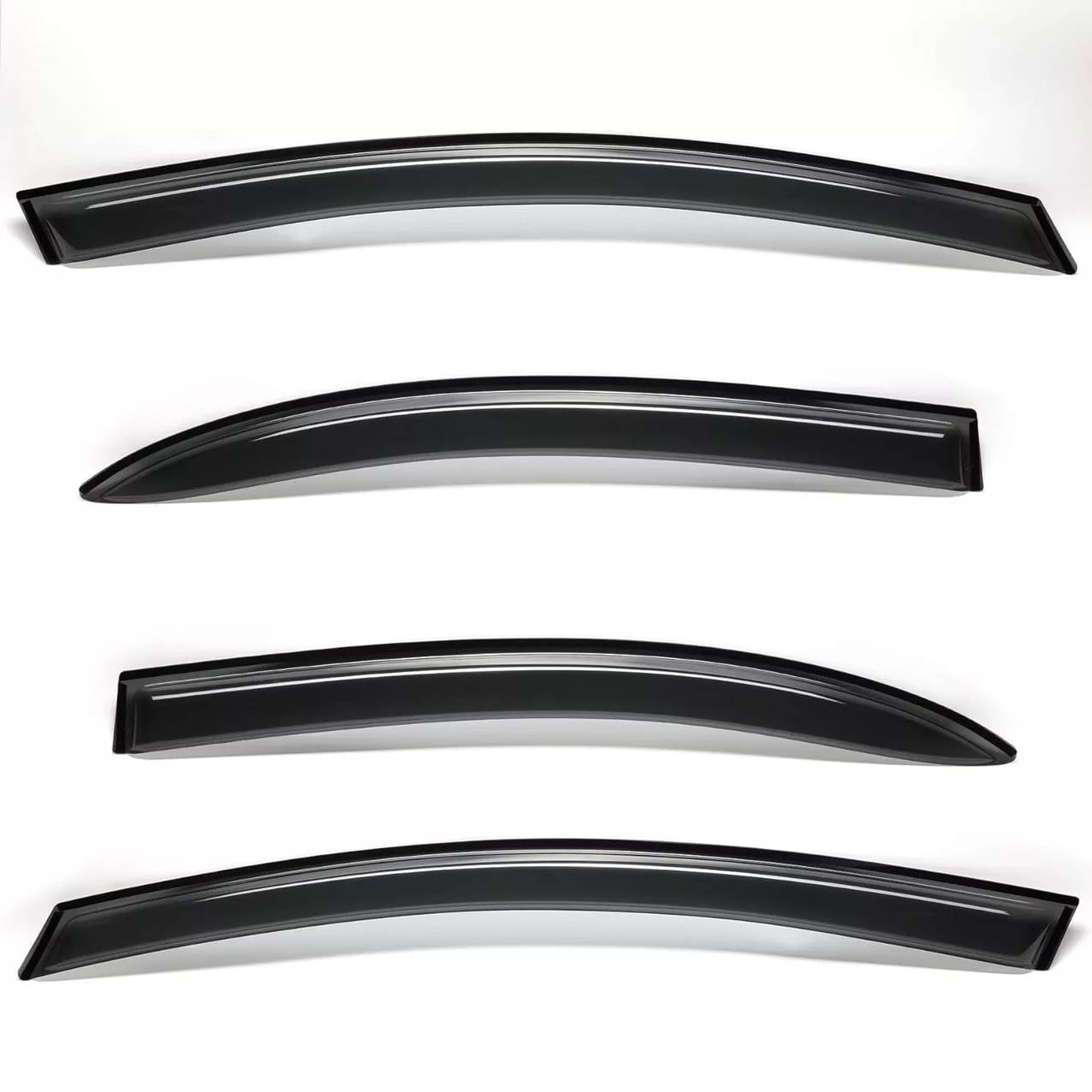 EGOESWELL 94944 Car Window Visor Vent Sun Shade Rain Guard Deflector ...