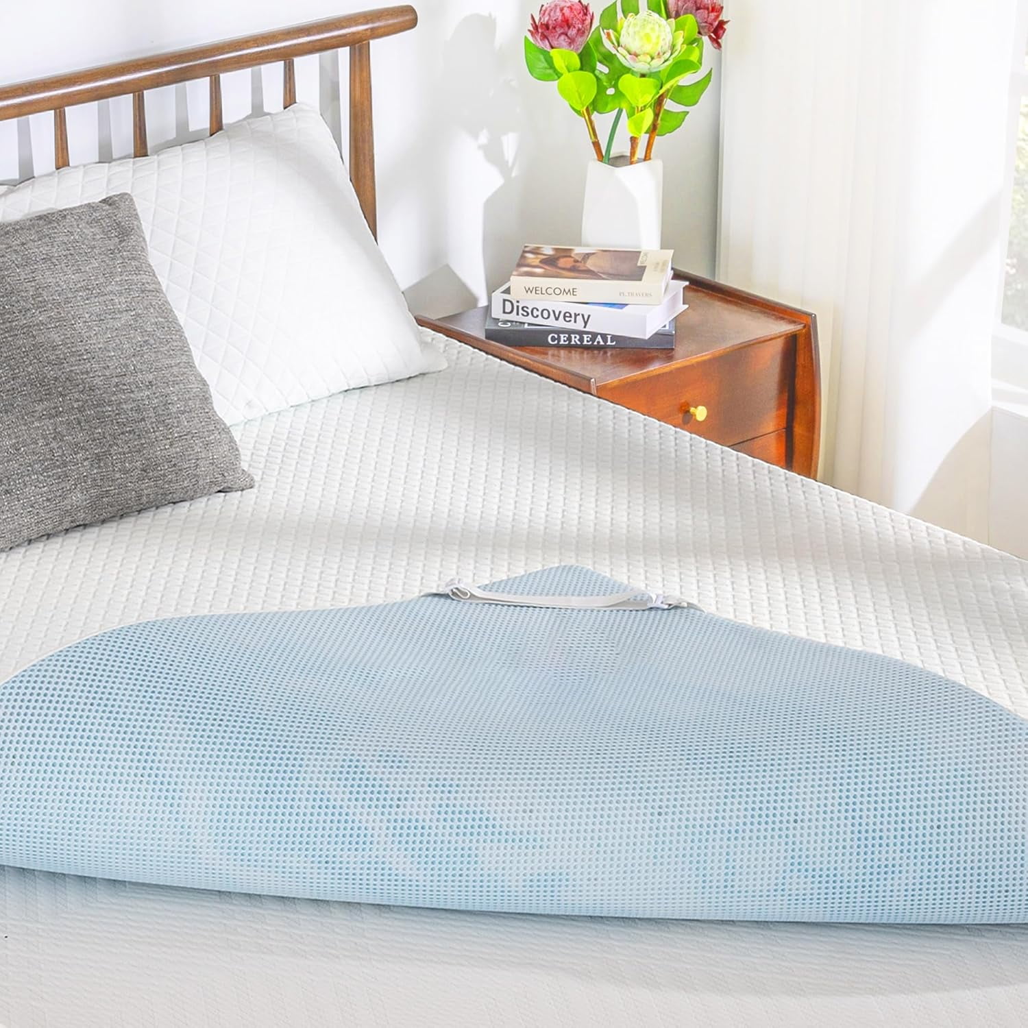 EGOHOME Topper 4 Inch Full Memory Foam Mattress Topper, Gel Foam ...