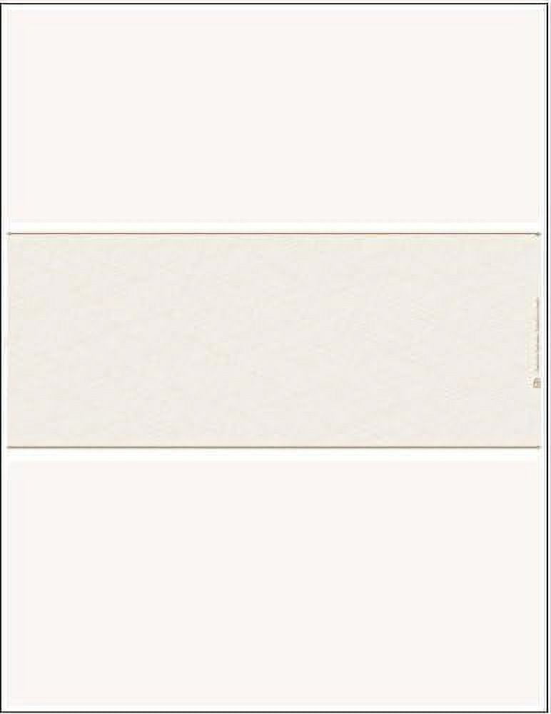 EGP Blank Laser Check Stock Middle Format, 500 Count (Tan) - Walmart.com
