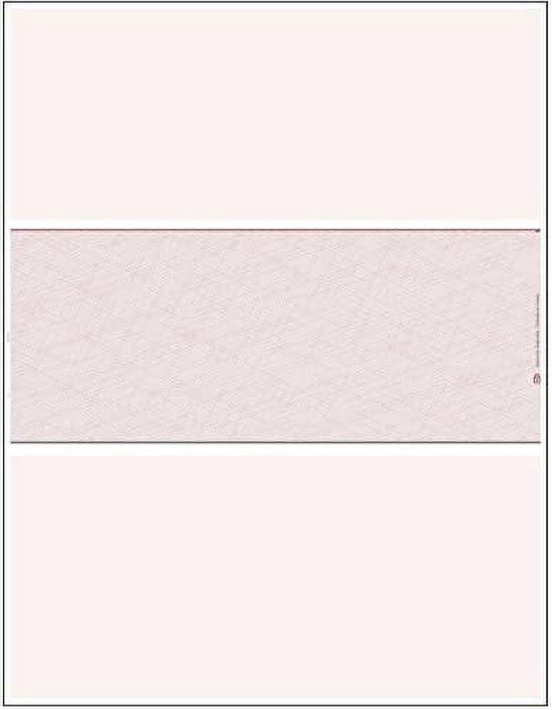 EGP Blank Laser Check Stock Middle Format (Maroon), 500 Checks ...