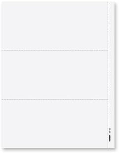 EGP Blank Laser Paper No Instructions W-2 3up Version. 500 Recipients ...