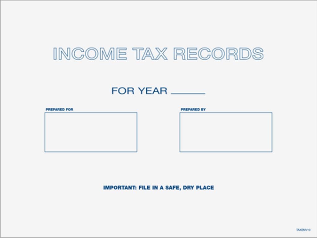 EGP Client Tax Record and Receipt Envelope, 100 Count, Size 9x12 ...