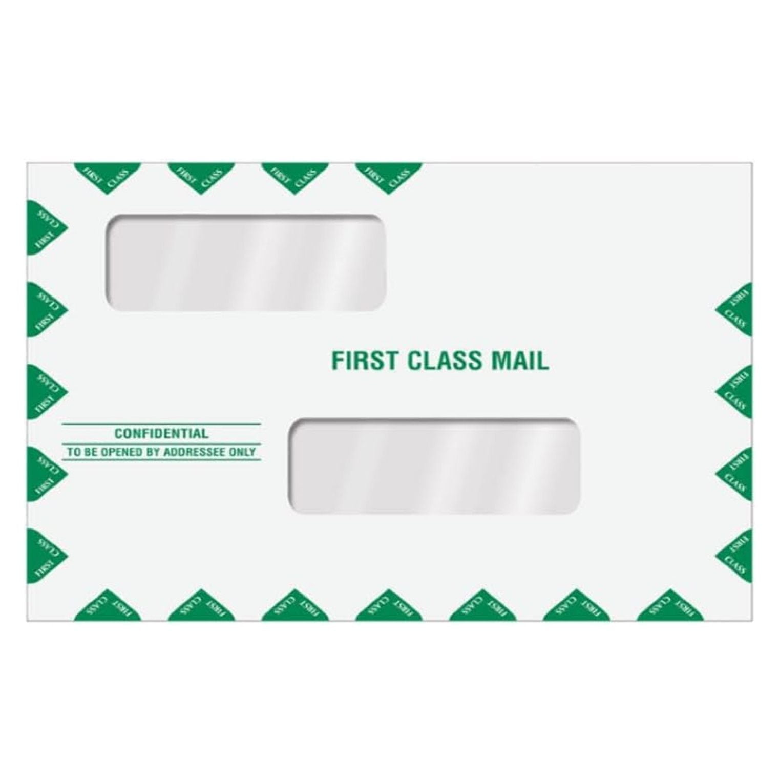 9x12 White Envelopes Peel And Seal 100-Pack Double Window Peel & Seal ...