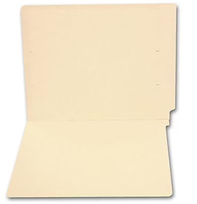 EGP EndTab Folders, Manilla, Full-Cut, 11 pt, 100 Folders - Walmart.com