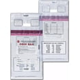 EGP Large Heavy Duty Coin Deposit Bag, Size 20 x 12, 100 Bags, Clear ...