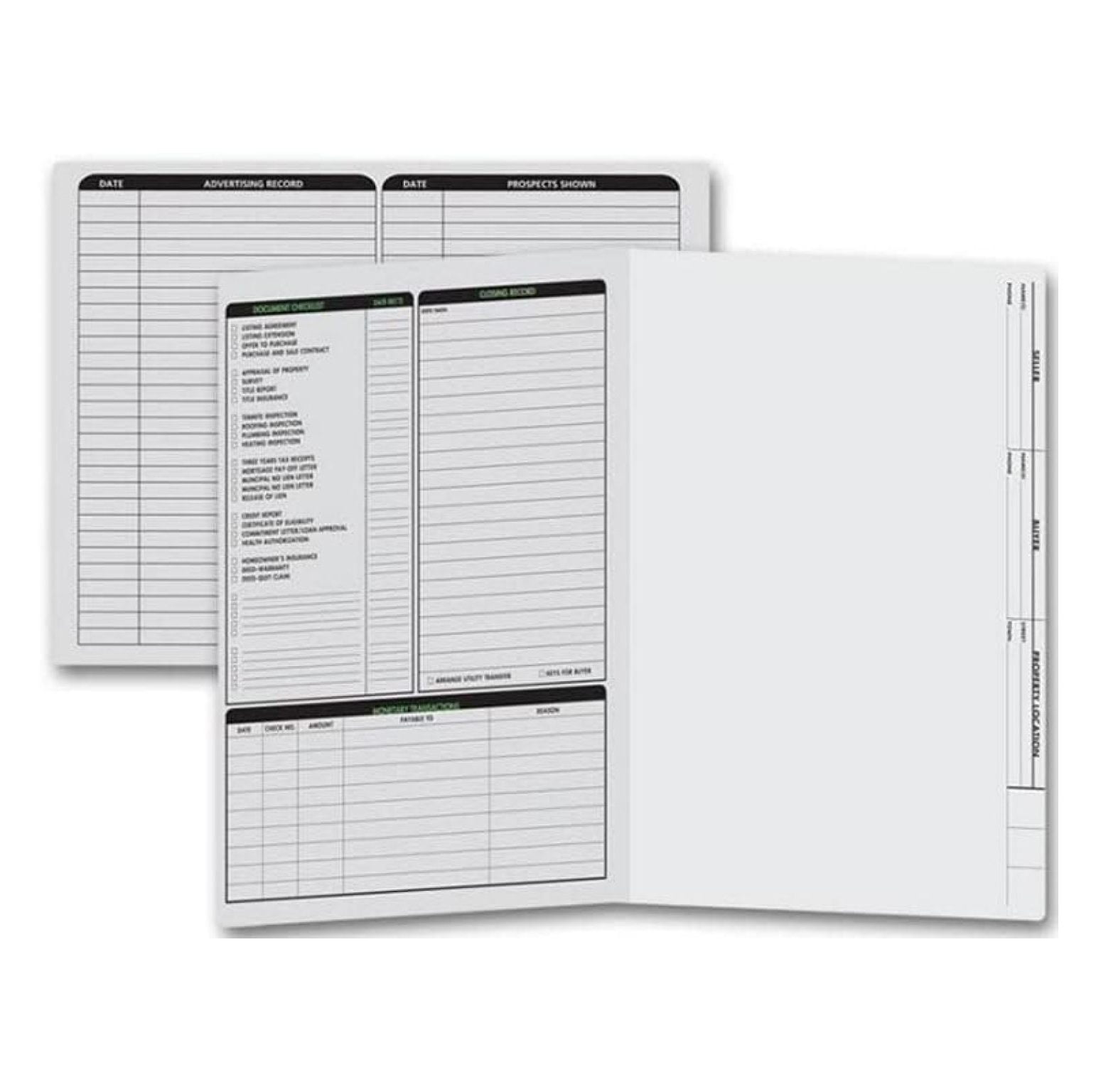 EGP Letter Size Real Estate Listing Folder Grey - 50 Folders - Walmart.com