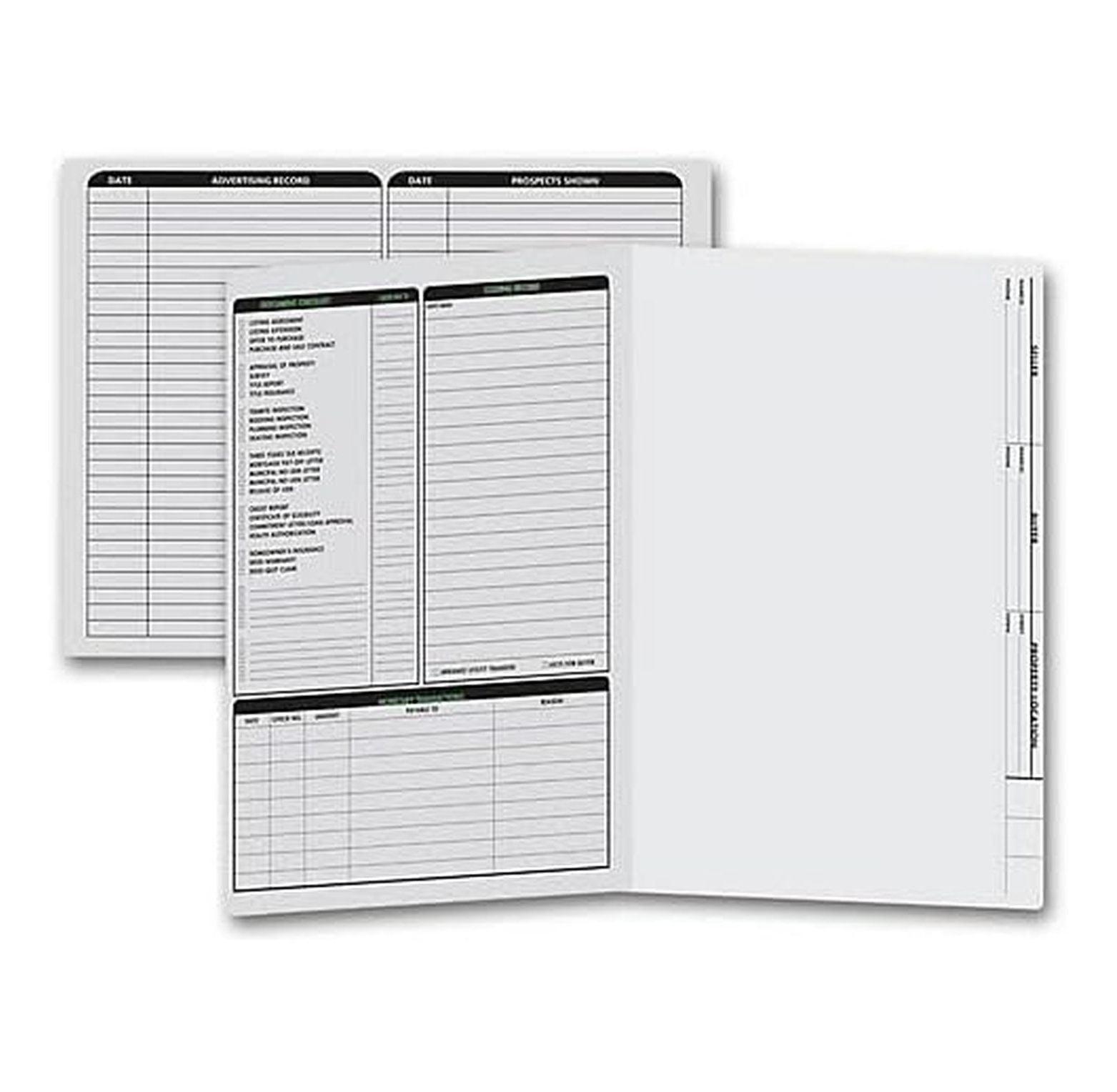 EGP Letter Size Real Estate Listing Folder Grey - 50 Folders - Walmart.com