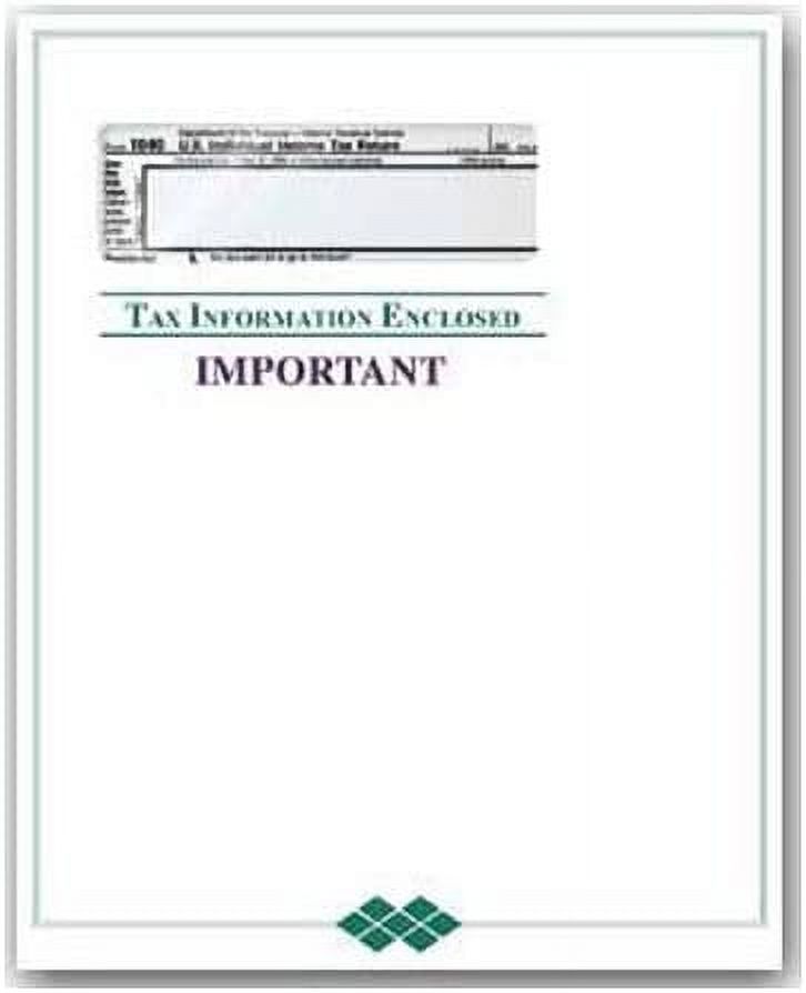 EGP Single Window Tax Information Enclosed Envelope, 9 1/2 x 11 1/2 ...