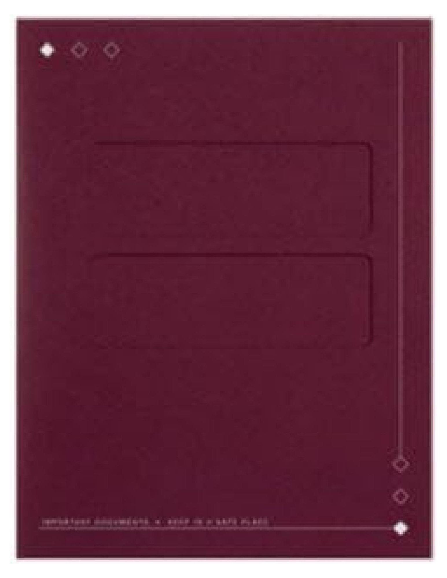 EGP Tax Folder with Top-Staple Tabs and Offset Windows (Red), Quantity ...