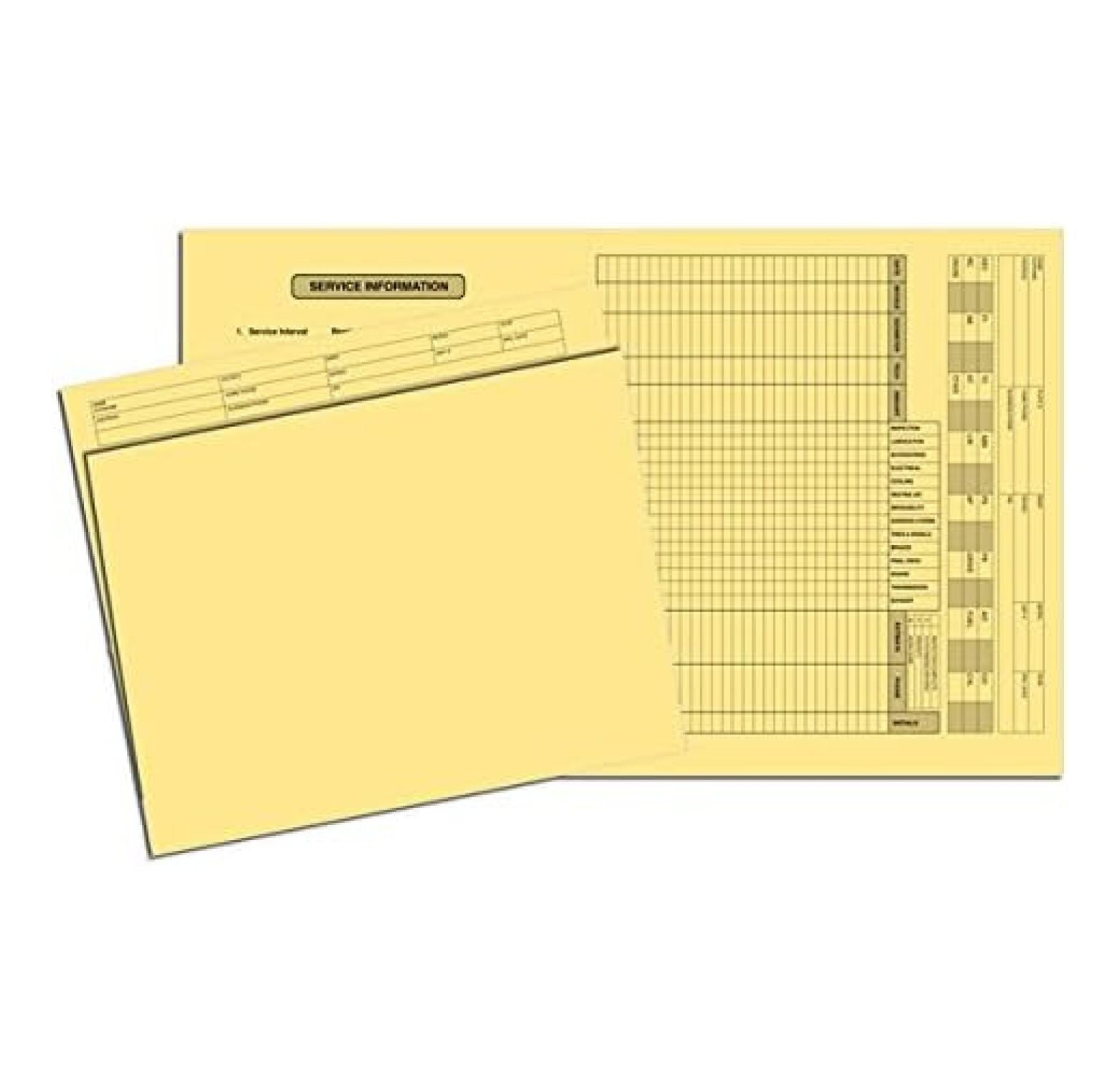 EGP Vehicle Service File Folder, 100 Folders, 10" x 11 1/2", 100 ...