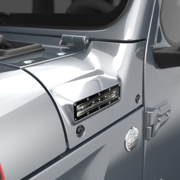 EGR 2018-2025 Fits Jeep Wrangler JL JLU Gladiator JT Painted PSE Silver ...