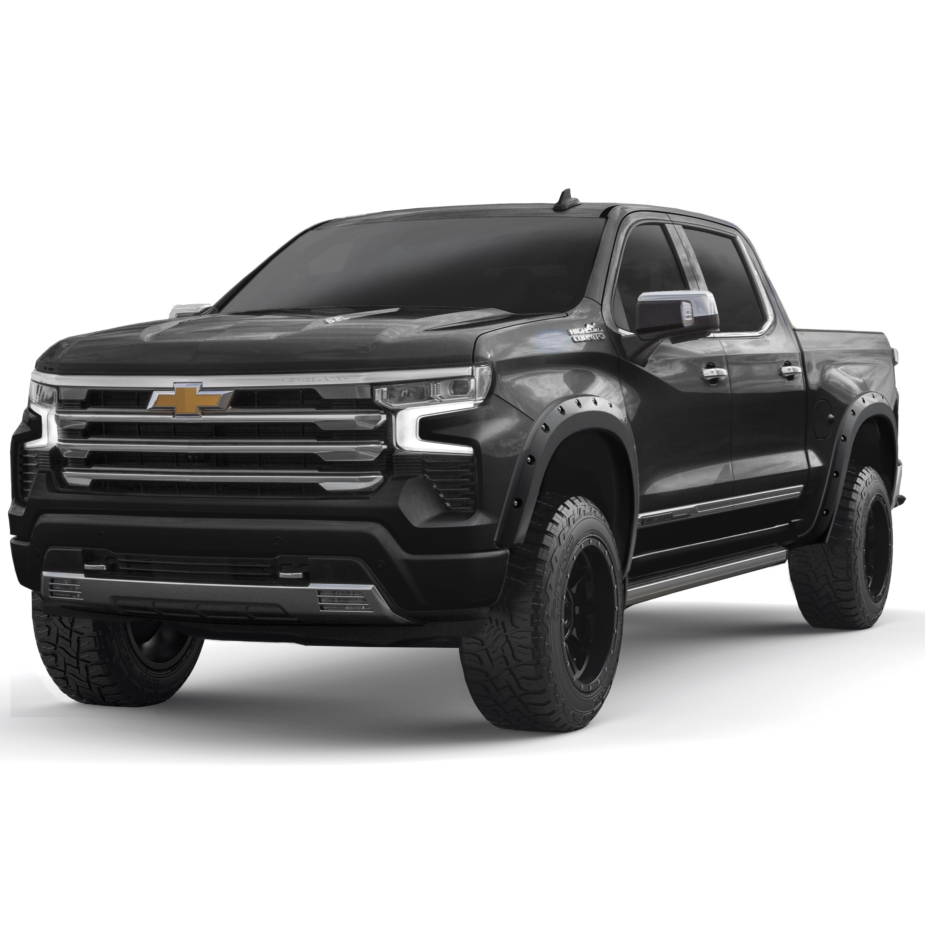EGR 2023+ Chevrolet Silverado 1500 Bolt-On Look Fender Flares - Black ...