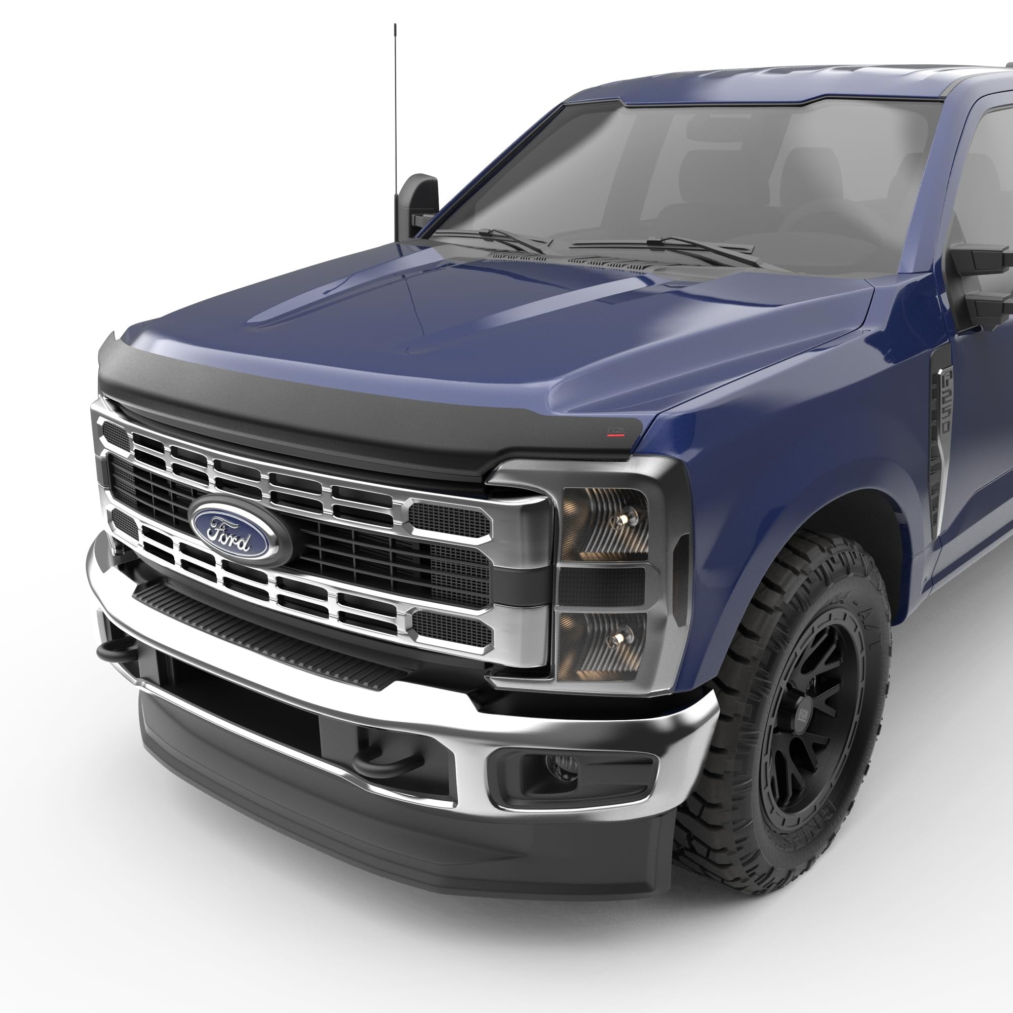 EGR 303505 SuperGuard Matte Black Acrylic Hood Shield Compatible with ...