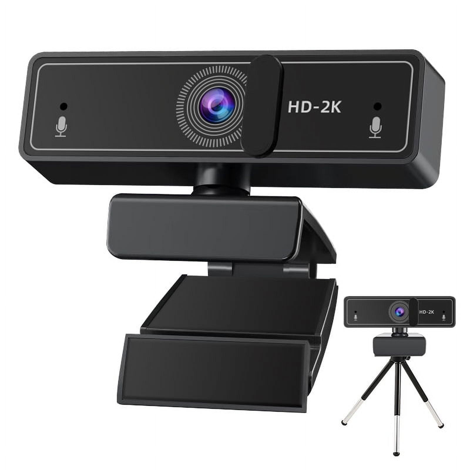 EGUTS Webcam HD 2K ,Live Streaming Web Camera with Stereo Microphone ...