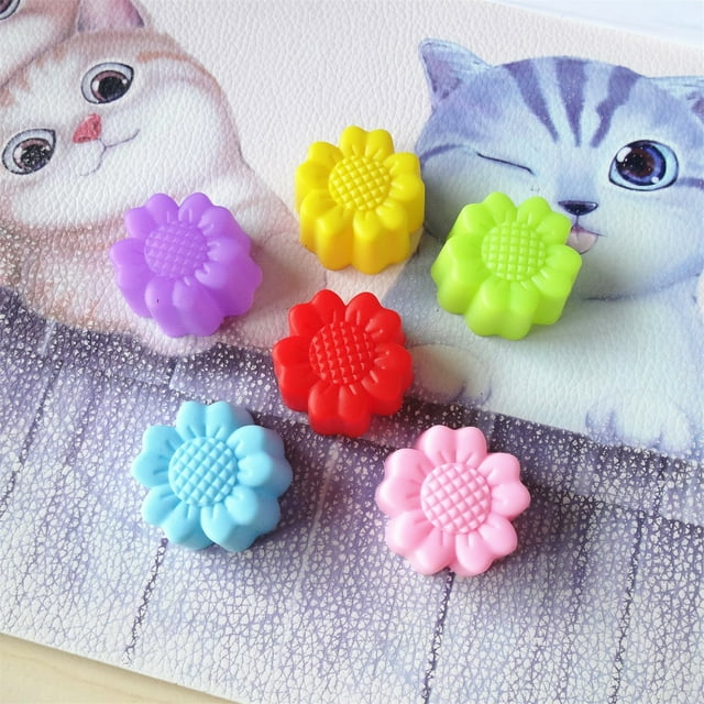 EGYMEN 1.2" Silicone Flower Cake Mold, Non-Stick Flexible Baking Mold ...