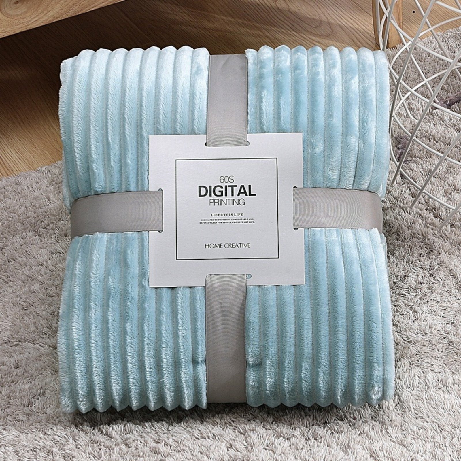 EGYMEN 19"x47" Fuzzy Soft Cozy Blanket, Lightweight, Warm, Cozy Throw ...
