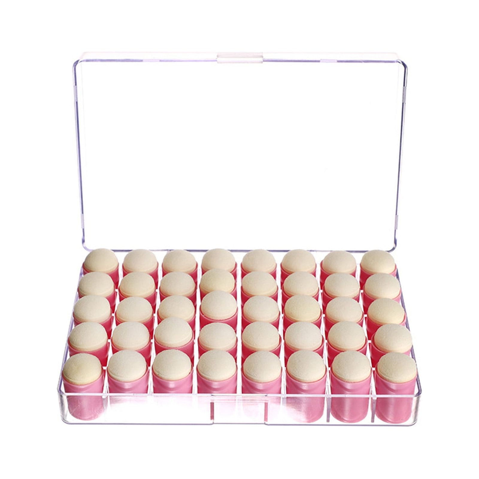 EGYMEN 40PCS DIY Sponge Finger Paints, Finger Painting Applicators, Finger Covers for Kids ...