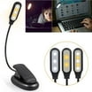 USB Rechargeable Book Light Mini LED Reading Light with Flexible Clip Portable Lamp - Walmart.com