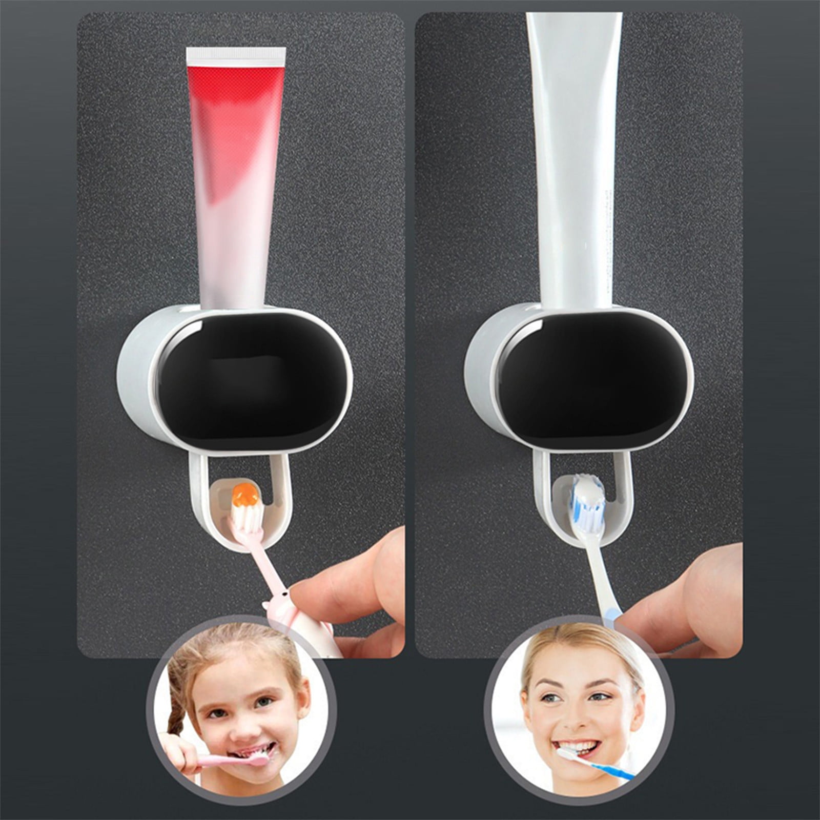 EGYMEN Automatic Toothpaste Dispenser, Hands-Free Wall Mount Squeezer ...