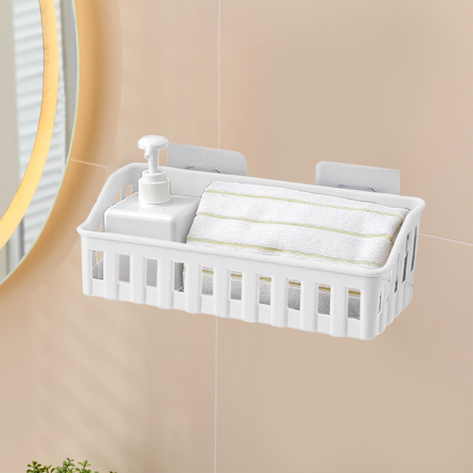 EGYMEN Bathroom Shelf No Punch, Hanging Shower Caddy Organizer with ...