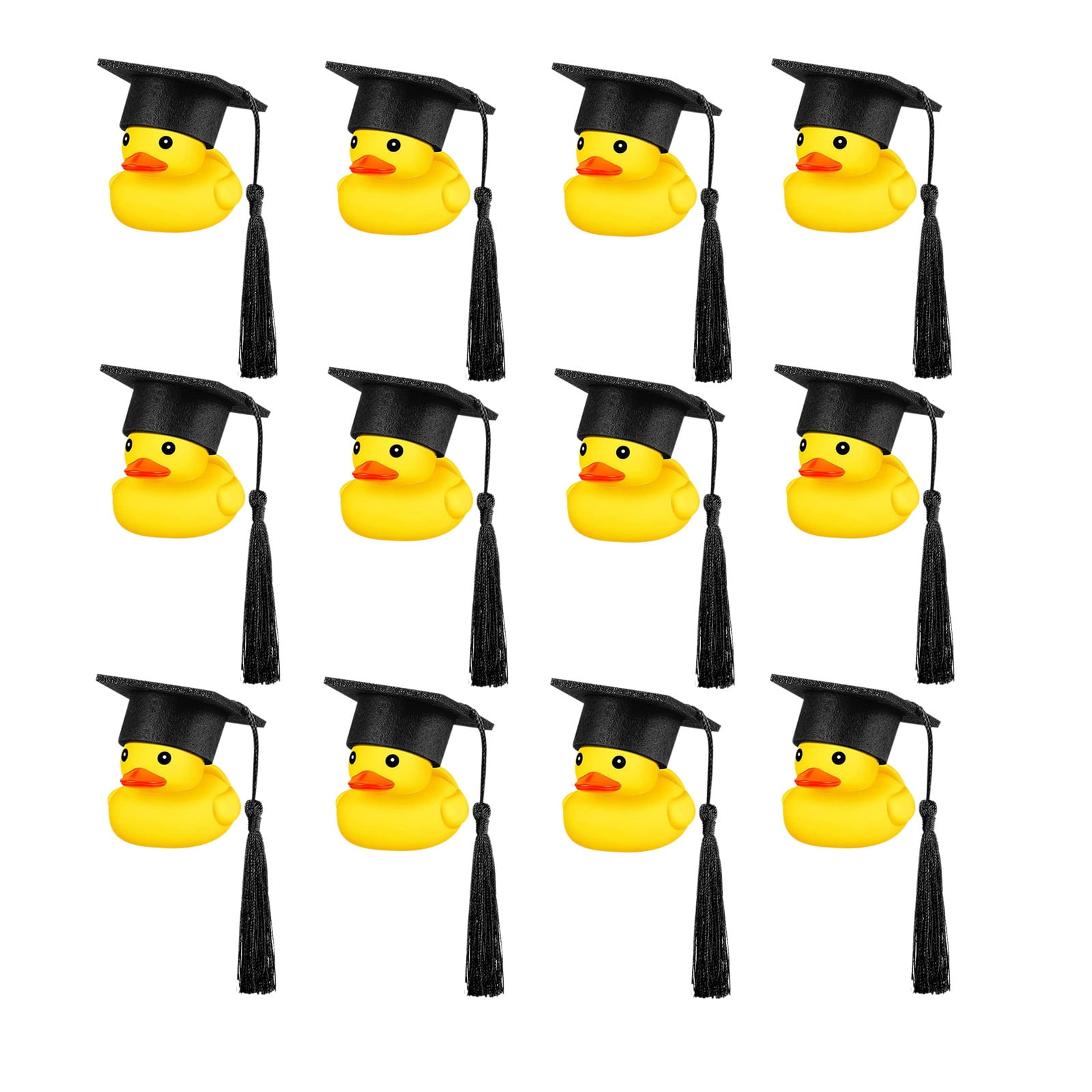 EGYMEN Graduation Season Mini Rubber Duck Toys with Grad Hats - 12pc ...