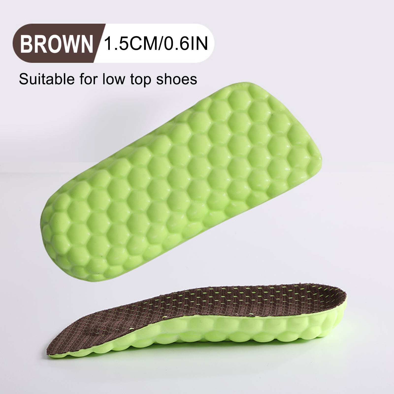 EGYMEN Invisible Height Increase Insoles, Comfortable Arch Support Shoe ...