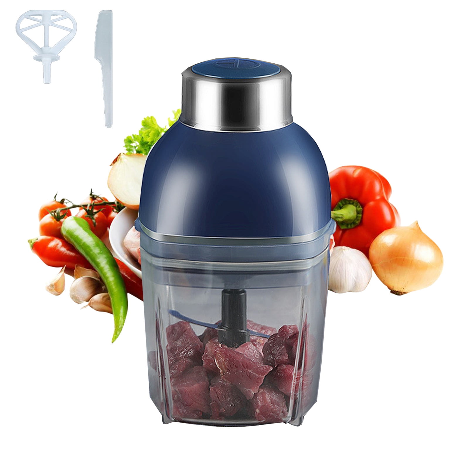 EGYMEN Kitchen Meat Grinder and Food Chopper with Shaker and Scraper ...