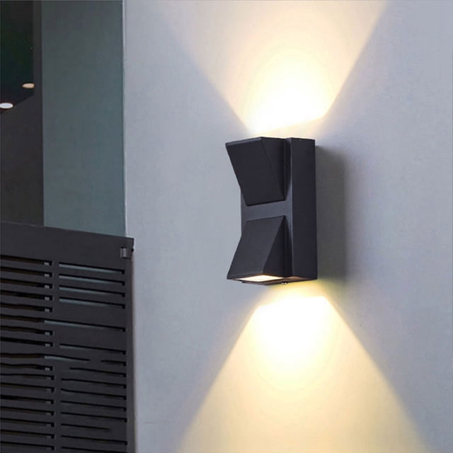 EGYMEN Modern Outdoor Wall Light - Rust Proof Engineering Plastic Wall ...