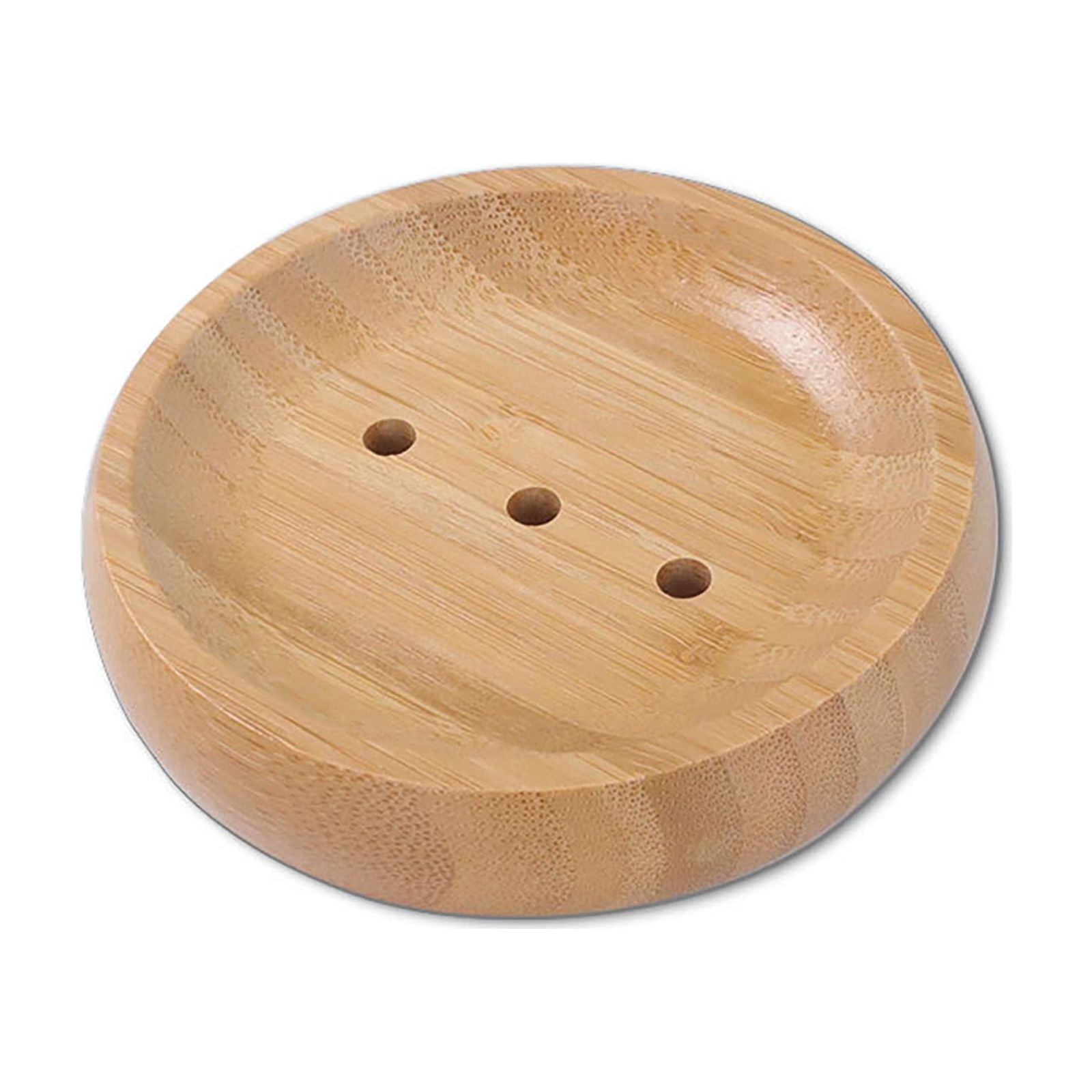 EGYMEN Natural Wood Soap Dish, Bathroom Shower Soap Holder, Drying Soap ...