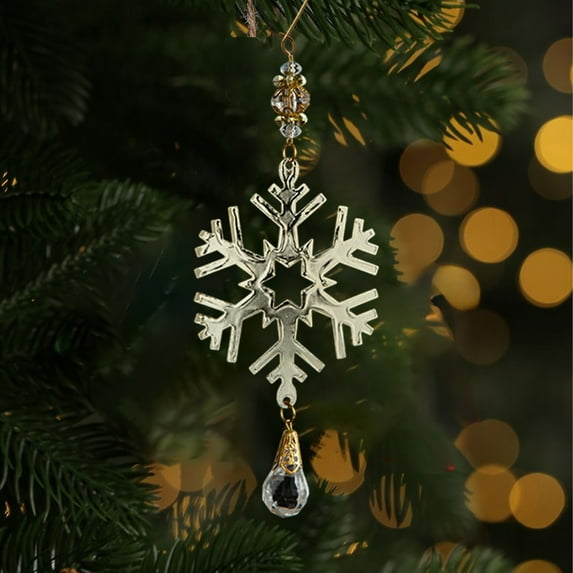 EGYMEN Snowflake Pendant, Unique Christmas Tree Ornament With Delicate ...