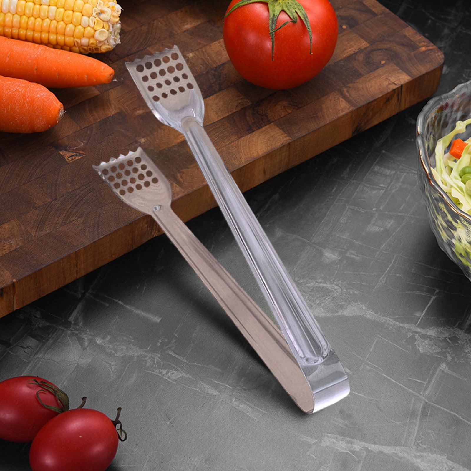 EGYMEN Stainless Steel BBQ Tongs, Korean Barbecue Meat Clip, Steak Grip ...