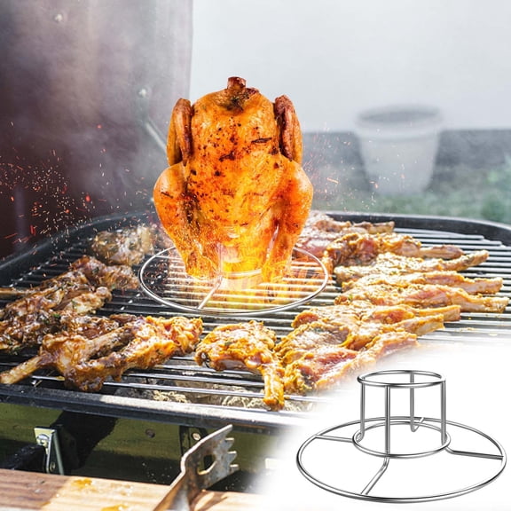 Emlimny Chicken Leg Wing Rack, 14 Slots, Stainless Steel Roaster Stand ...